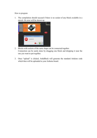 Ardublock tutorial | PDF