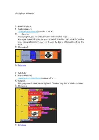 Ardublock tutorial | PDF