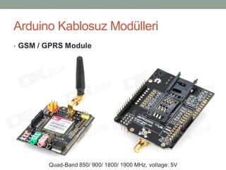 Arduino ve Kablosuz Haberleşme Modülleri | PPT | Free Download
