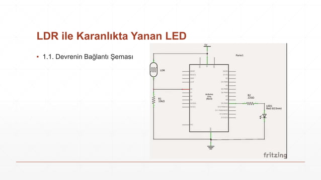 Arduino Ile Ldr Uygulaması Ppt
