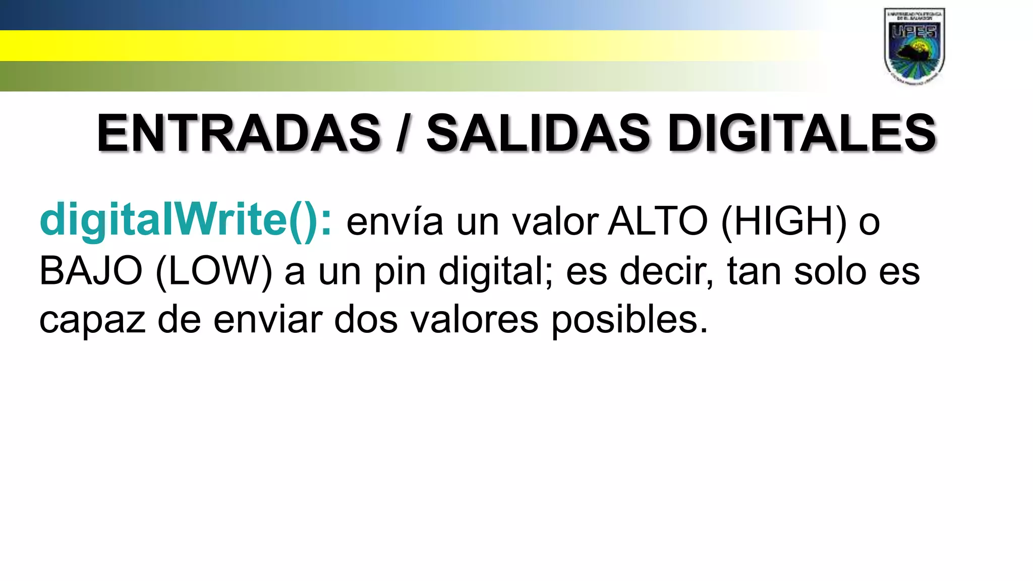 Arduino Ejercicios Básicos Ppt