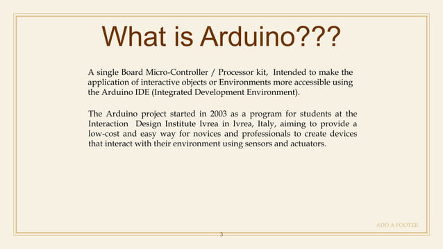 Arduino | PPT