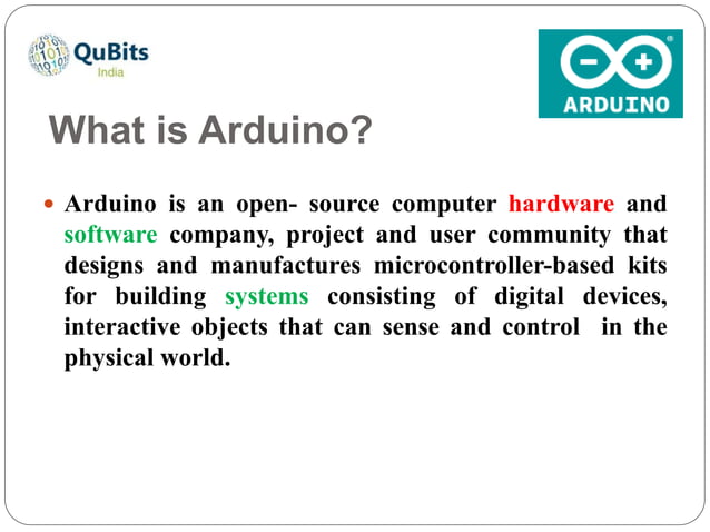 Introduction to Arduino | PPTX | Programming Languages | Computing