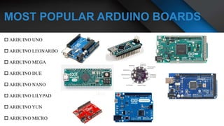 Arduino | PPTX | Computer Peripherals | Computing