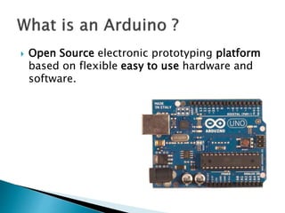 Arduino.pptx | Computer Peripherals | Computing