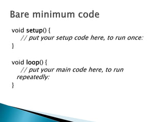 Arduino.pptx | Computer Peripherals | Computing