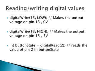 Arduino.pptx | Computer Peripherals | Computing