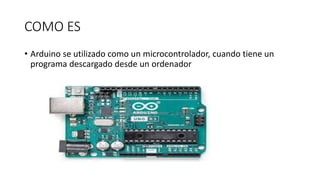 ARDUINO.TRABAJO DE TECNOLIA MATERIA PARA MI NOTA ESPERO LES GUSTE | PDF