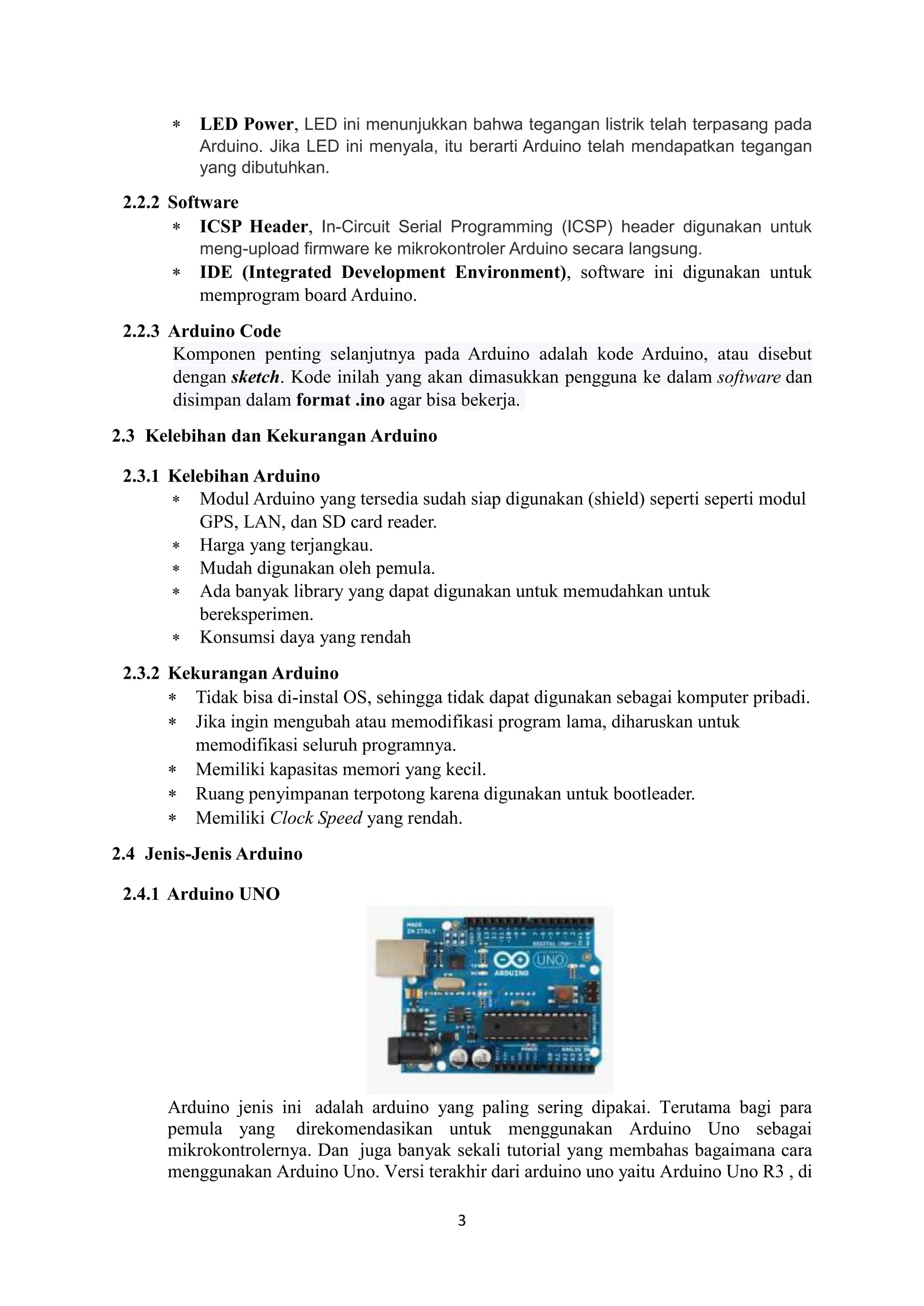 Makalah tentang ARDUINO dan cara penggunaannya. | DOCX