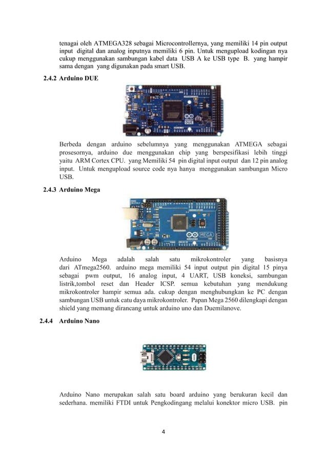 Makalah tentang ARDUINO dan cara penggunaannya. | DOCX