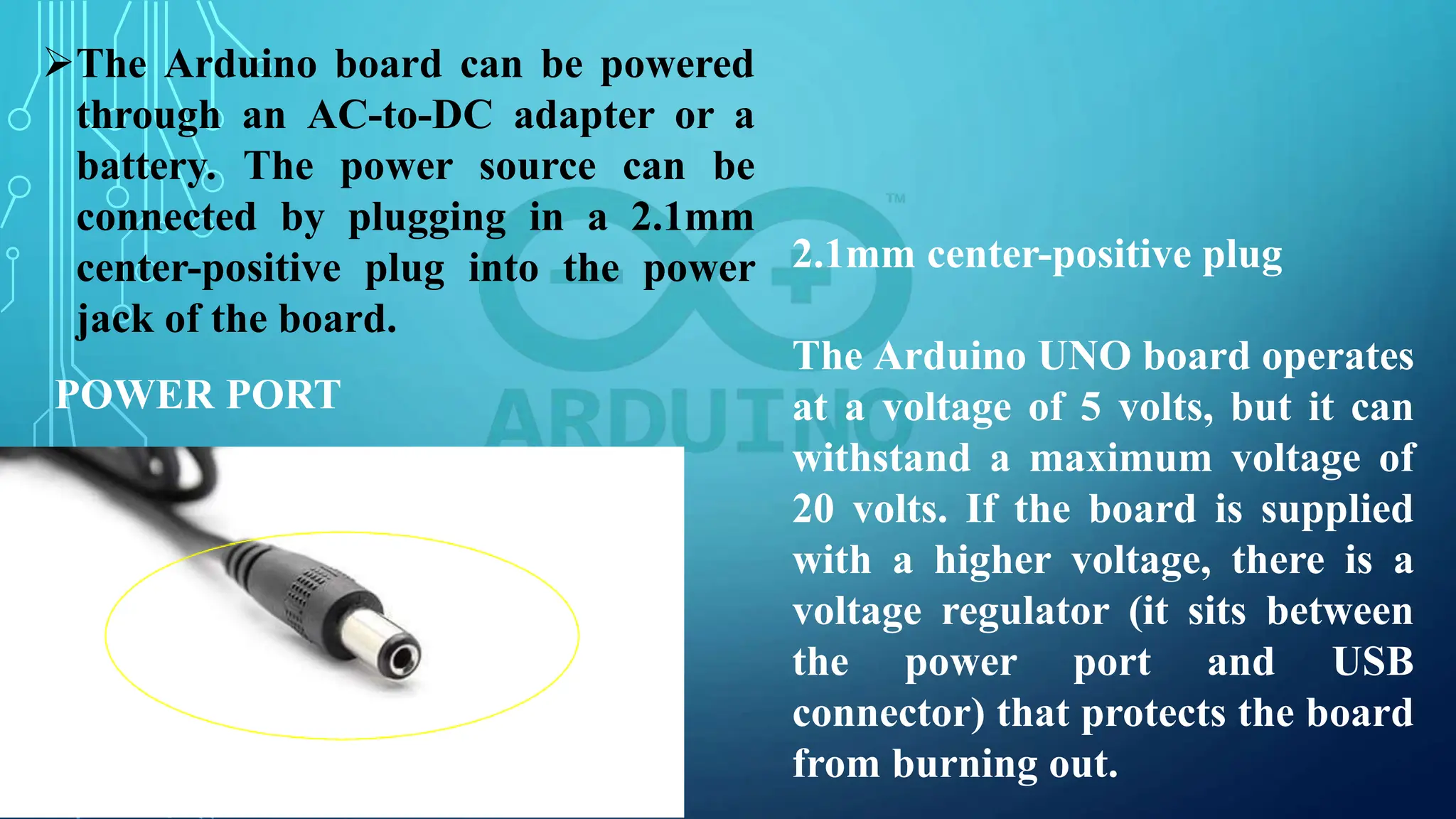 POWERPOINT PRESENTATION ABOUT THE PARTS OF ARDUINO UNO | PPTX