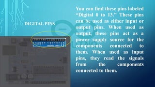 POWERPOINT PRESENTATION ABOUT THE PARTS OF ARDUINO UNO | PPTX