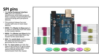 Arduino microcontroller ins and outs with pin diagram | PDF
