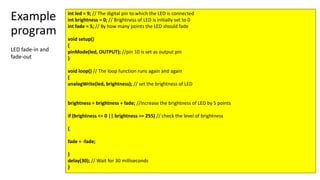Arduino microcontroller ins and outs with pin diagram | PDF