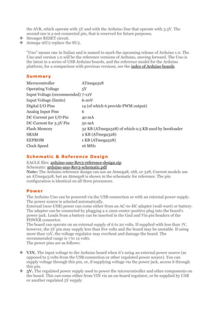 Arduino a000066-datasheet | PDF