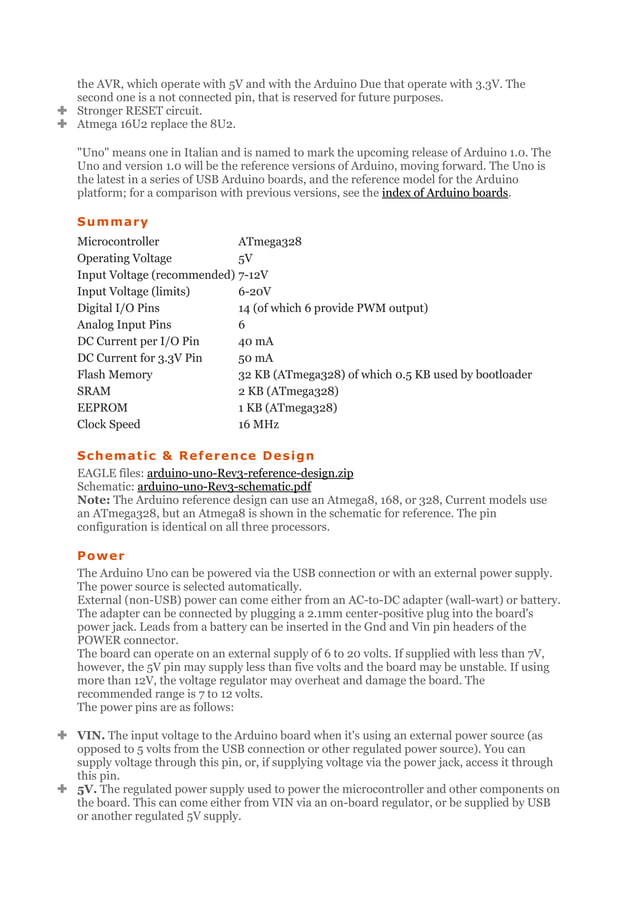 Arduino a000066-datasheet | PDF