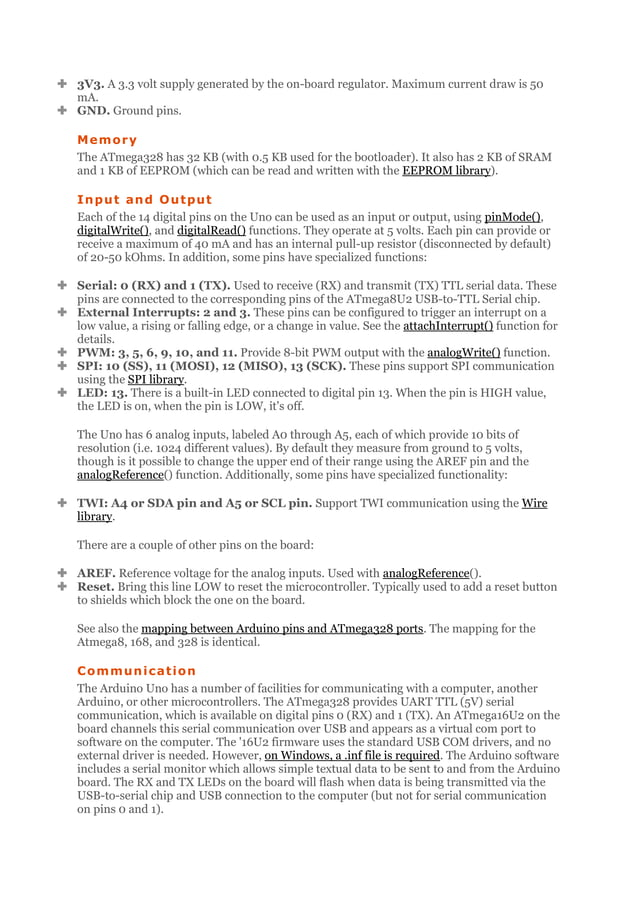 Arduino a000066-datasheet | PDF