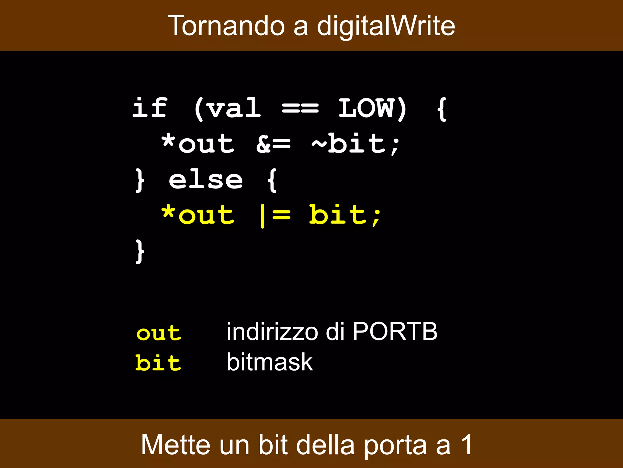 Anatomia di un'istruzione in Arduino Pt.1 | PPT