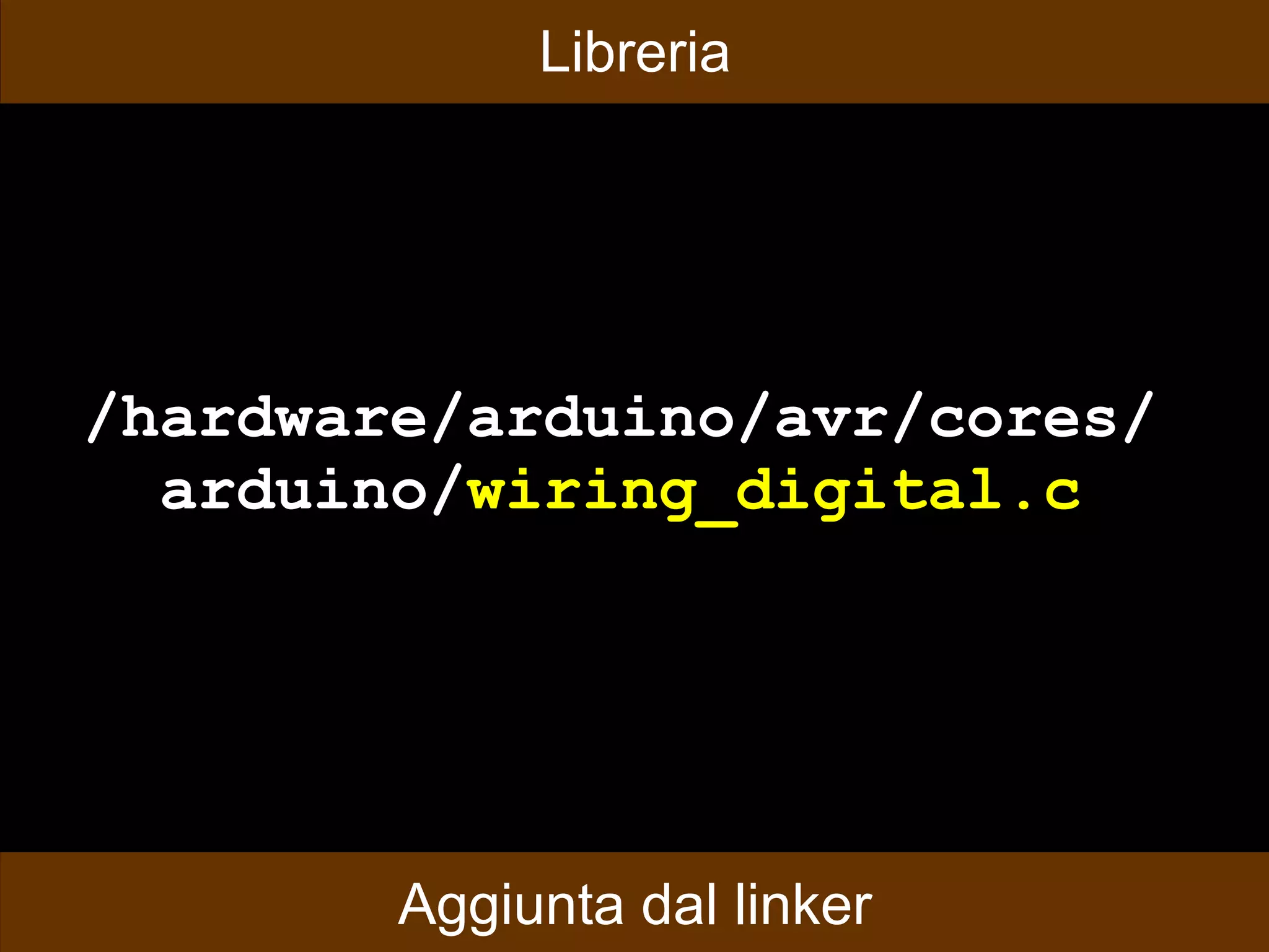 Anatomia di un'istruzione in Arduino Pt.1 | PPT