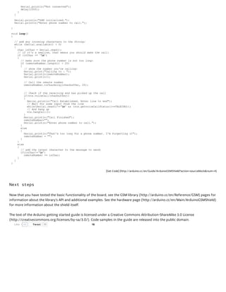 Arduino arduino gsm-shield .... helpful to b.tec students | PDF ...