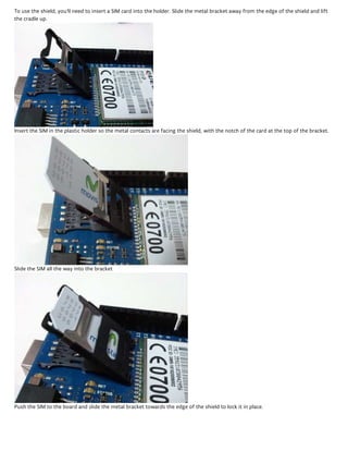 Arduino arduino gsm-shield .... helpful to b.tec students | PDF ...