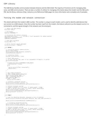 Arduino arduino gsm-shield .... helpful to b.tec students | PDF ...