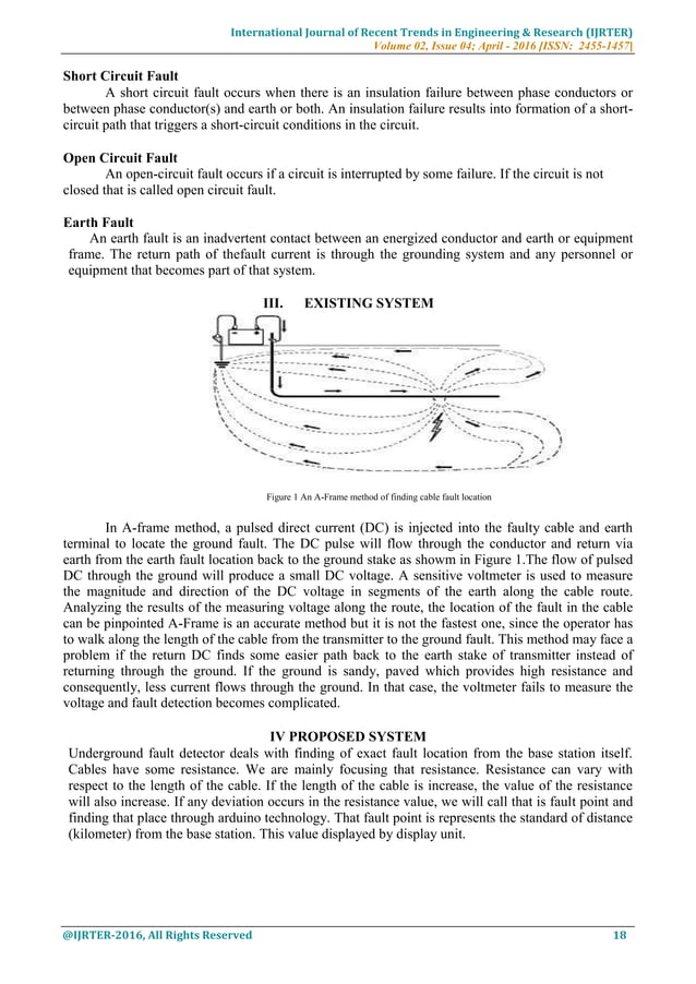 Arduino based-underground-cable-fault-detector | PDF