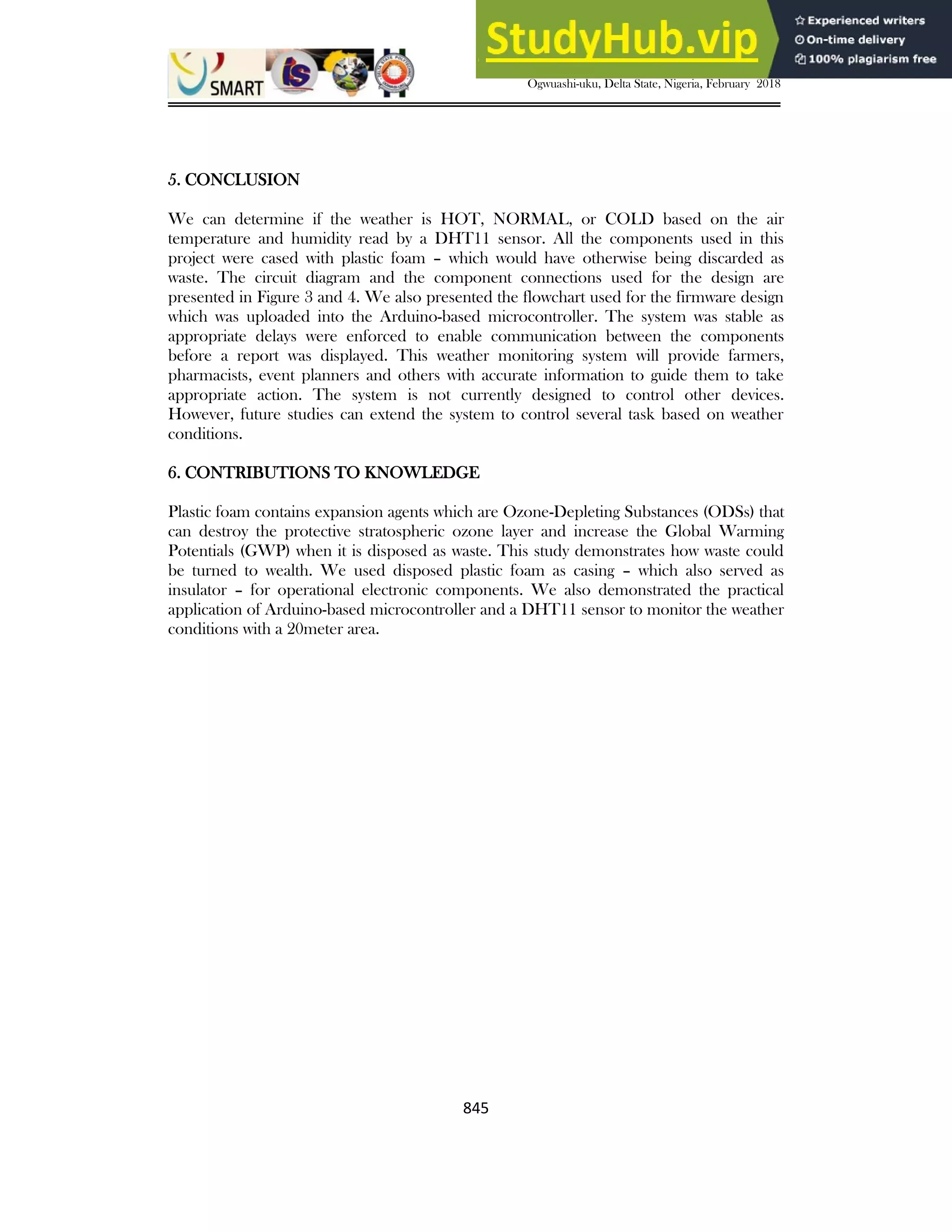 Arduino-Based Weather Monitoring System | PDF
