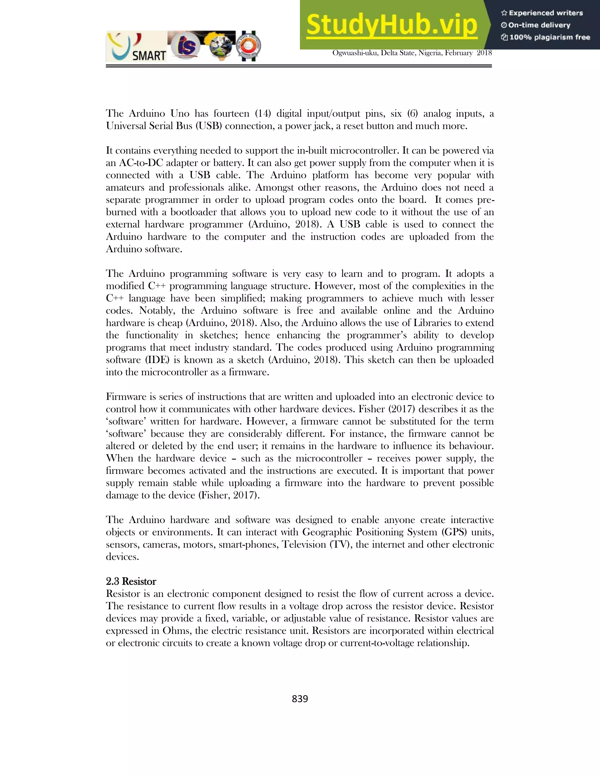Arduino-Based Weather Monitoring System | PDF