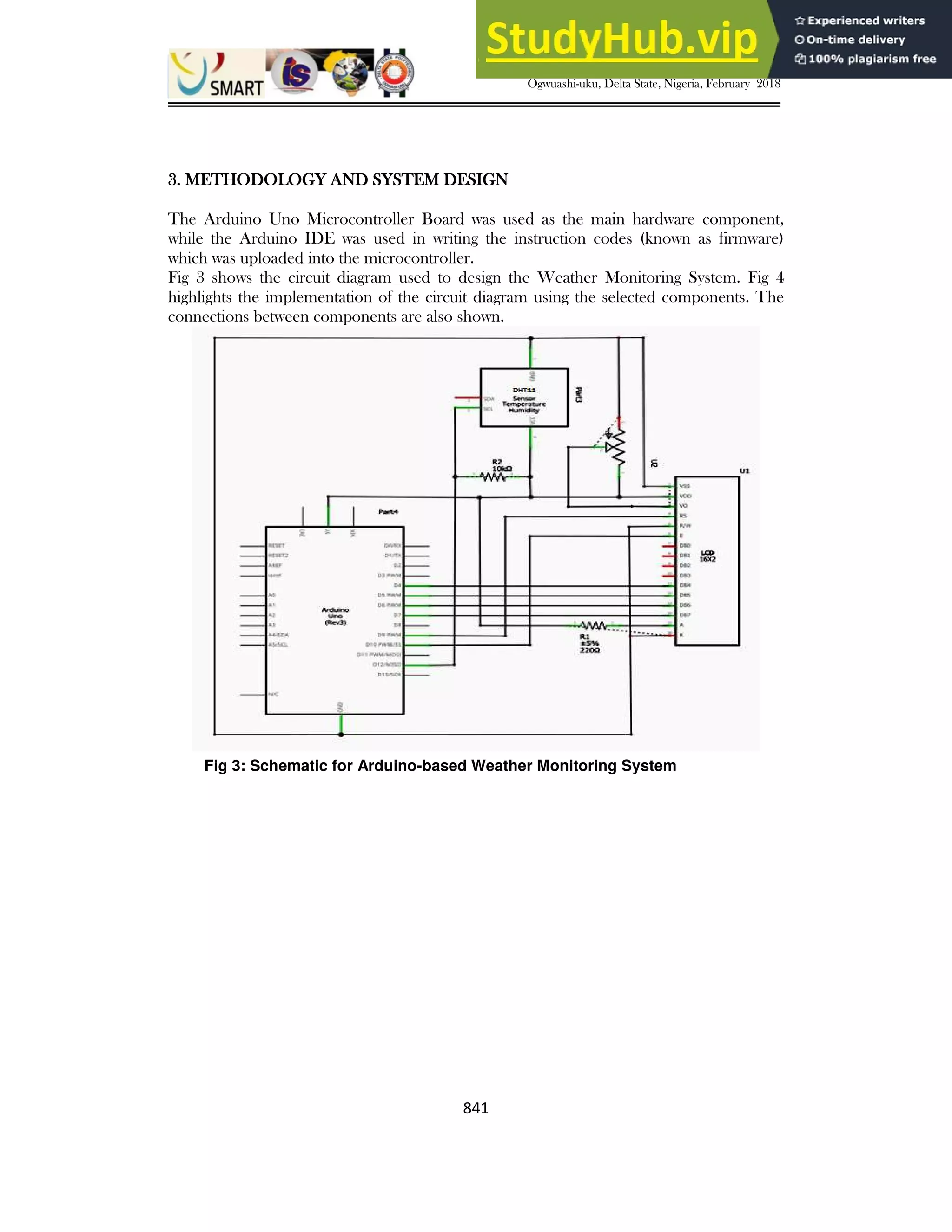 Arduino-Based Weather Monitoring System | PDF