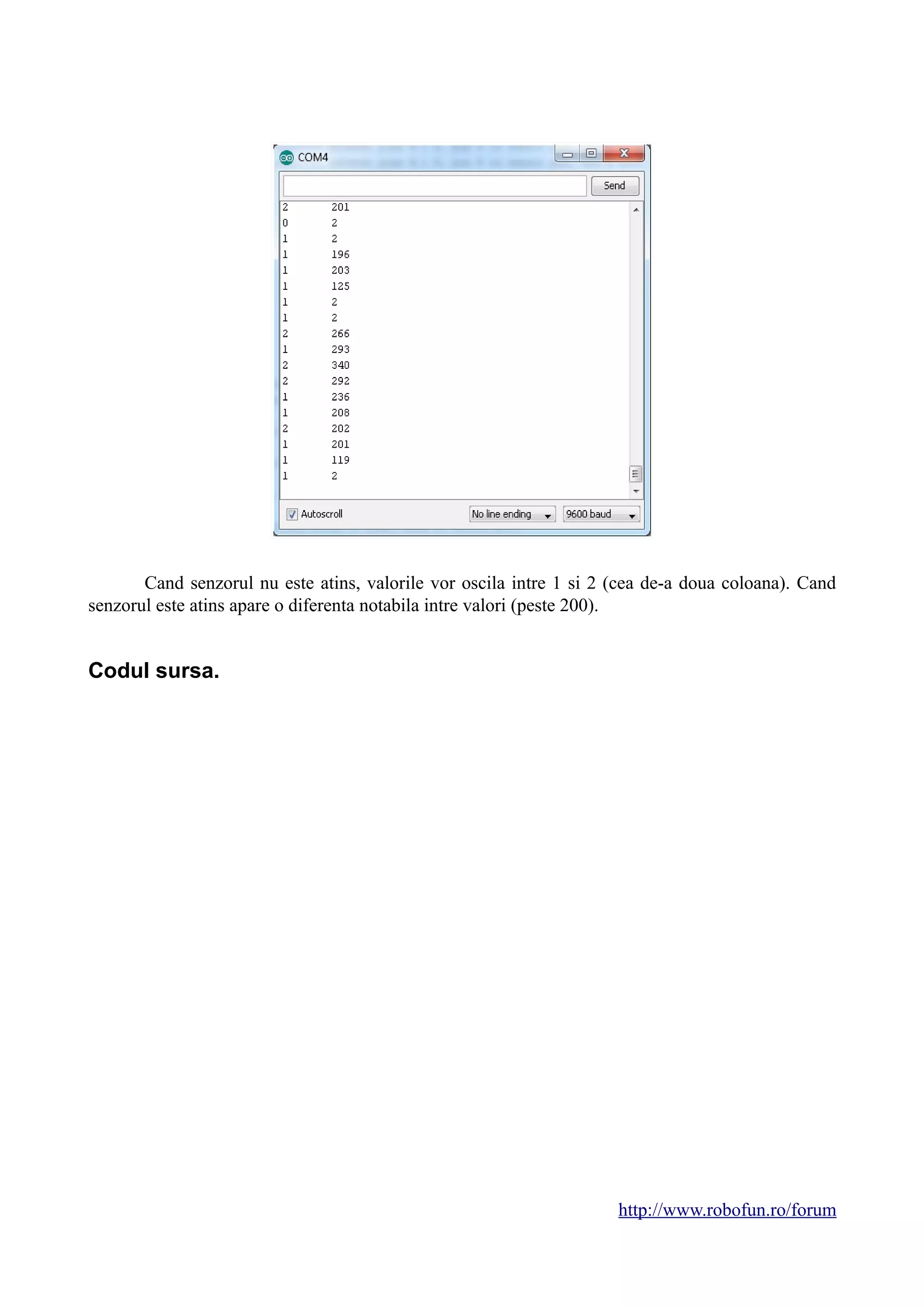Arduino Capacitive Sensor Robofun Pdf