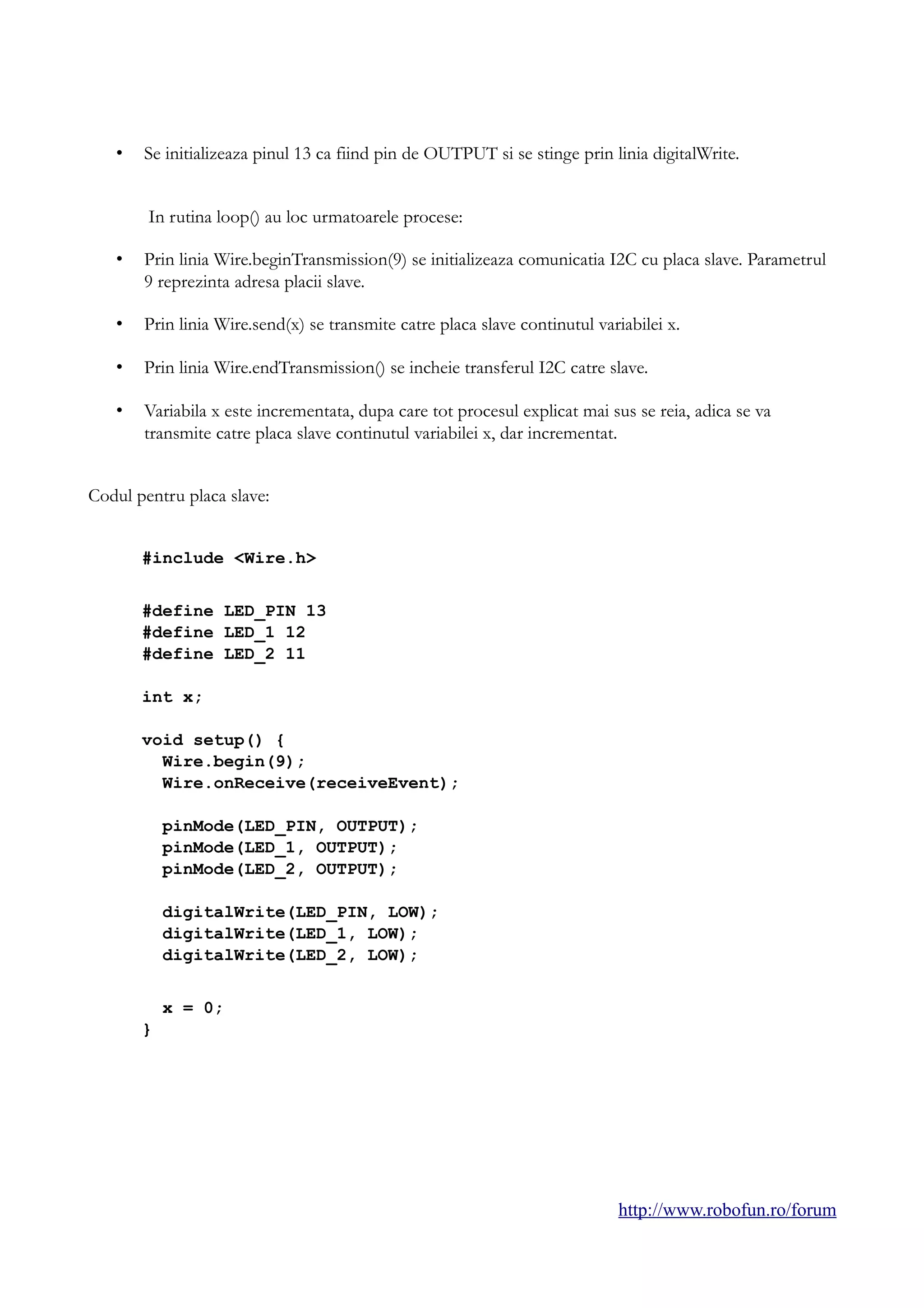 Arduino comunicatie i2c | PDF