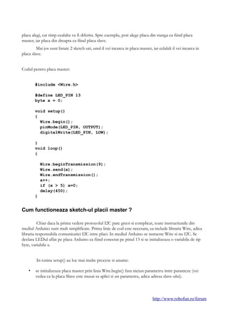 Arduino comunicatie i2c | PDF