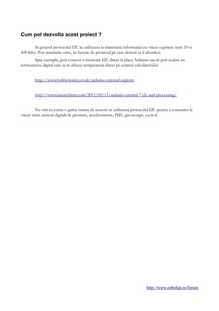 Arduino comunicatie i2c | PDF