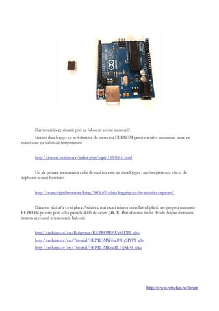 Arduino eeprom | PDF