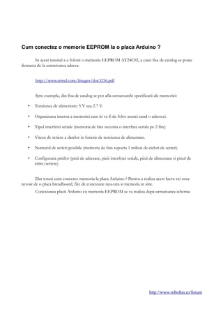 Arduino eeprom | PDF