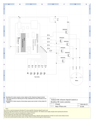 Arduino esc2.0 | PDF