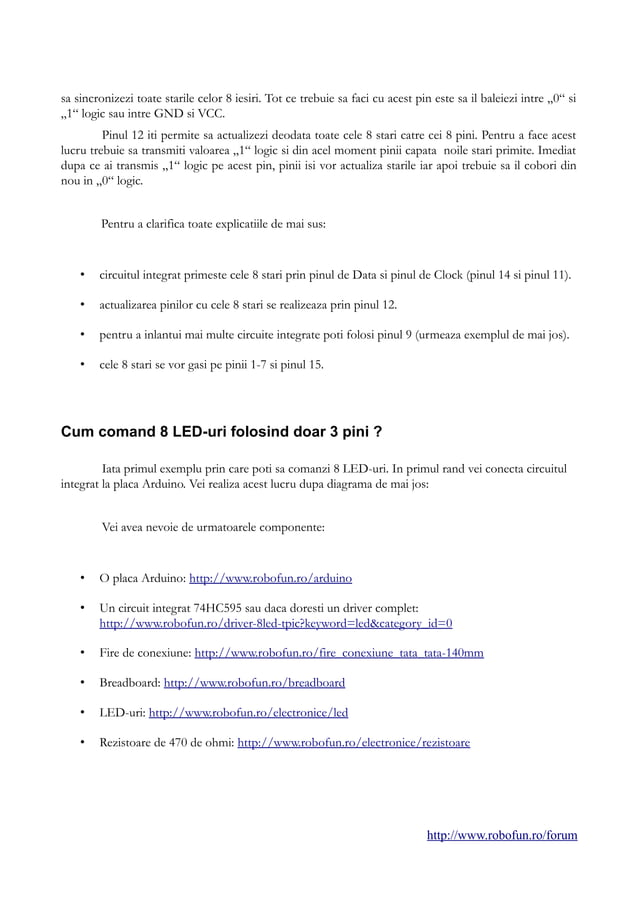 Arduino multiplexarea le-durilor | PDF