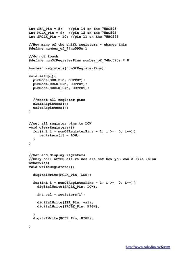 Arduino multiplexarea le-durilor | PDF