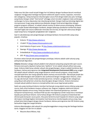 Arduino pengenalan | PDF
