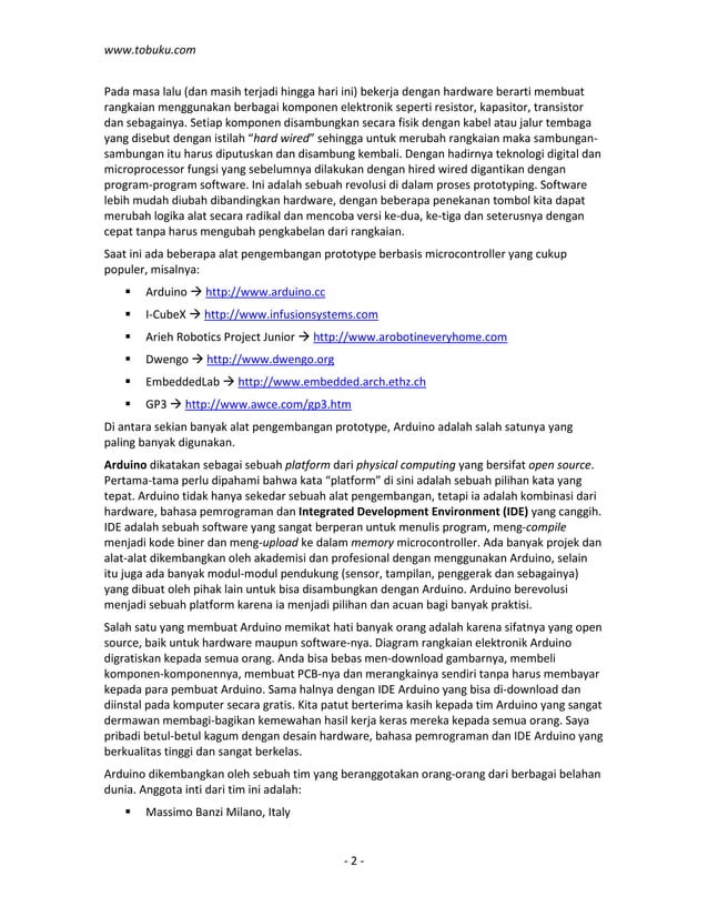 Arduino pengenalan | PDF