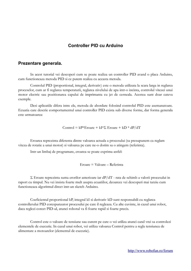 Arduino pid | PDF