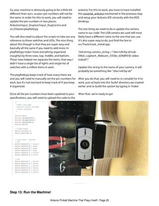 Arduino pinball-machine that plays itself | PDF