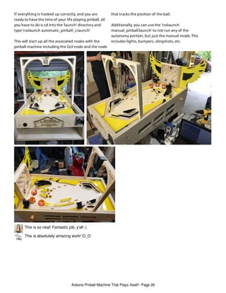 Arduino pinball-machine that plays itself | PDF