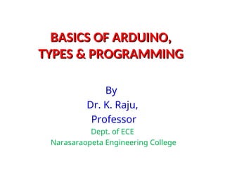 ARDUINO-PPT.pptafafvxvxgxzfgarfarfaarfaabxb | PPT