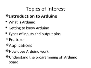 ARDUINO-PPT.pptafafvxvxgxzfgarfarfaarfaabxb | PPT
