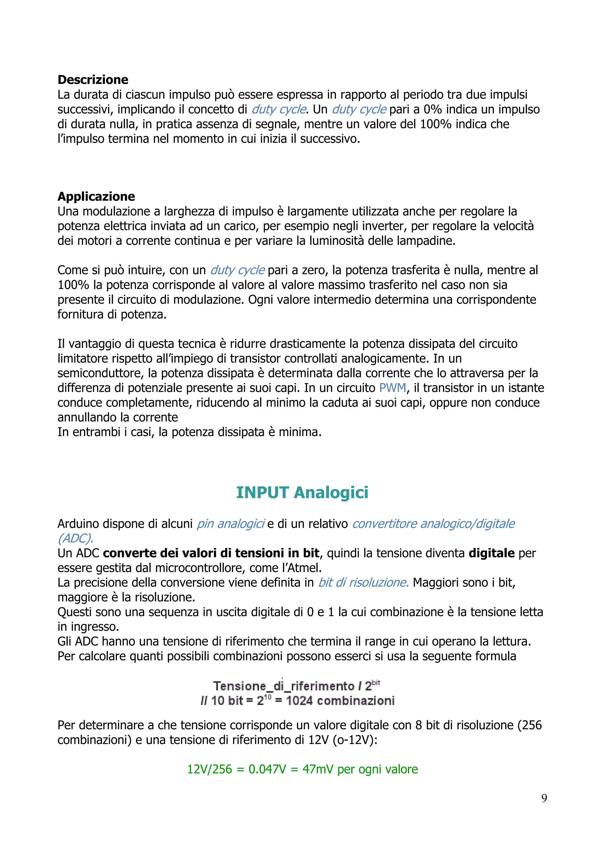 Arduino prima spiegazione | PDF