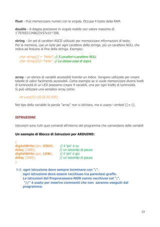 Arduino prima spiegazione | PDF
