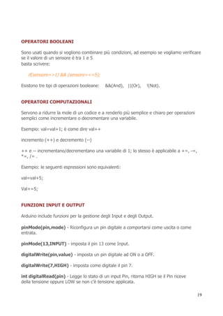 Arduino prima spiegazione | PDF