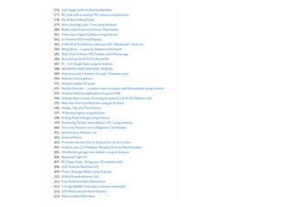 Arduino projects-pdf-download-list-jan-2015 | PPT